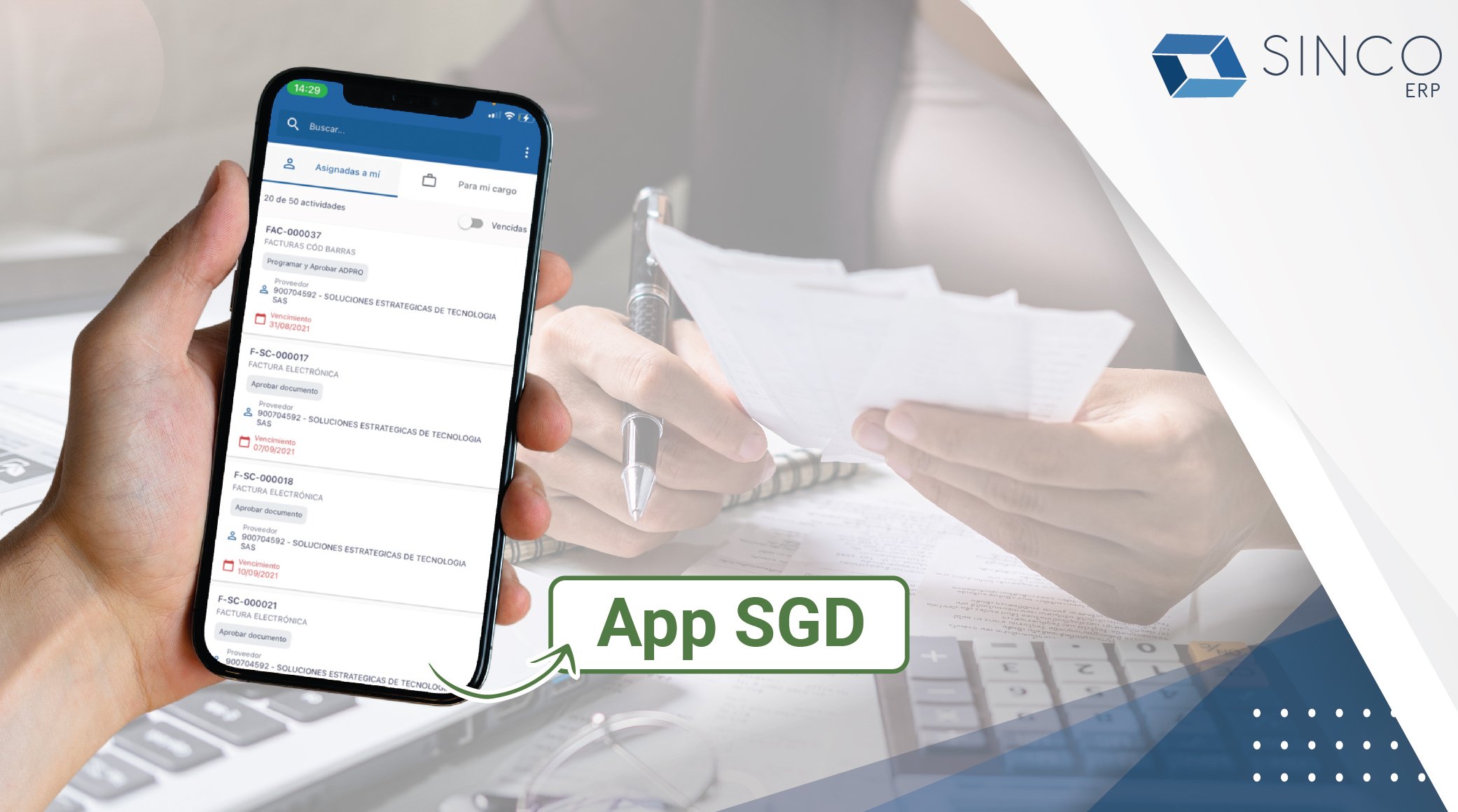 Descubre la nueva app móvil de SINCO SGD